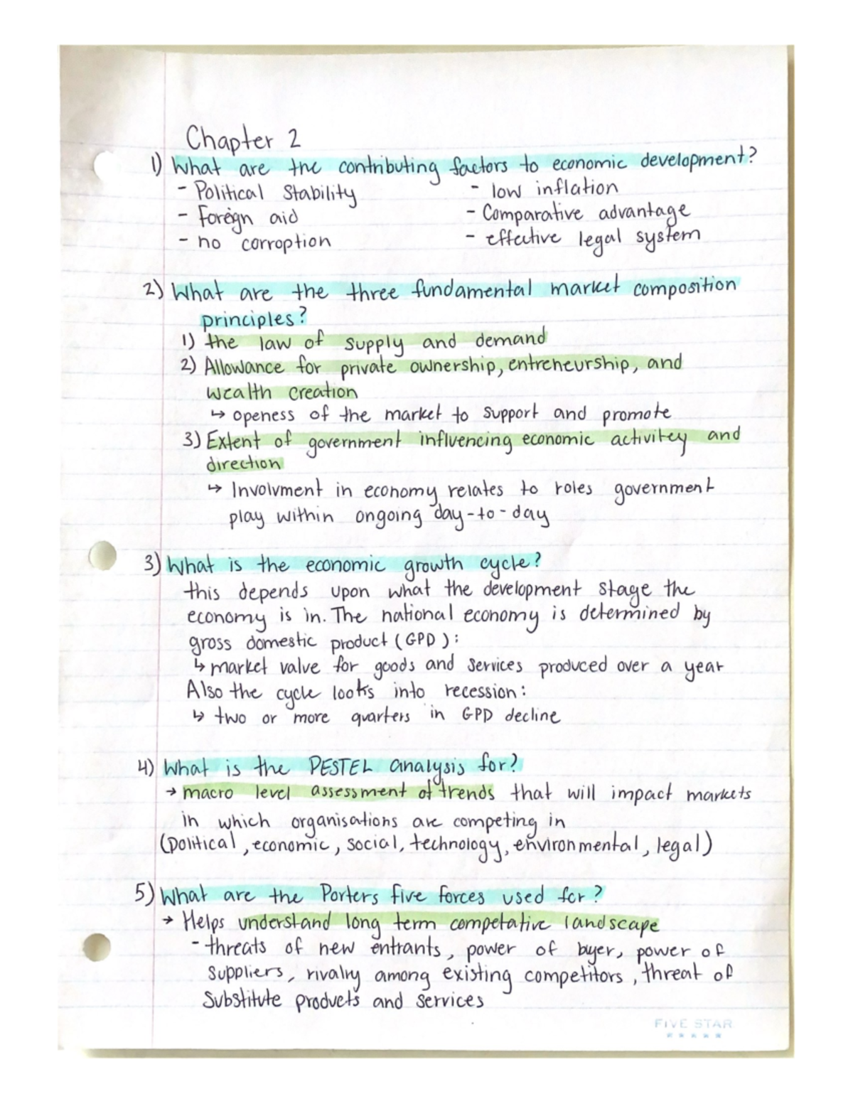 Exam Review summaries Chapter 2 - STEN1000 - Studocu