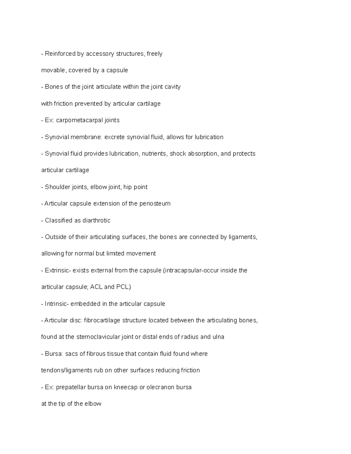 ZOO3733C Notes 11 - UCF - Reinforced by accessory structures, freely ...