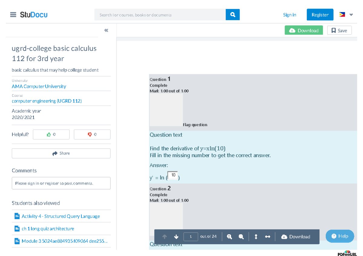 Https- www studocu com ph document ama-computer-university computer ...