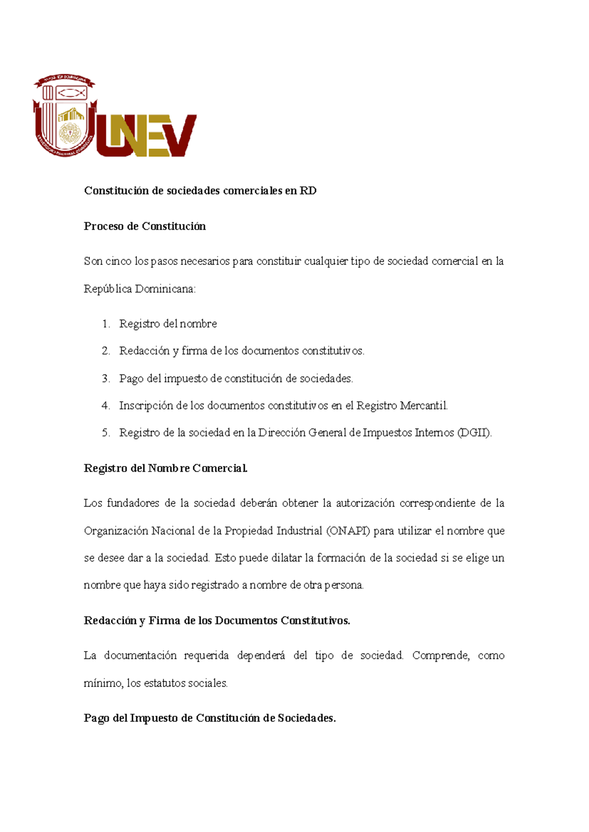 Creación de empresas Genis y Hylen agregado de Julio Y Kimberly - Constitución de sociedades ...