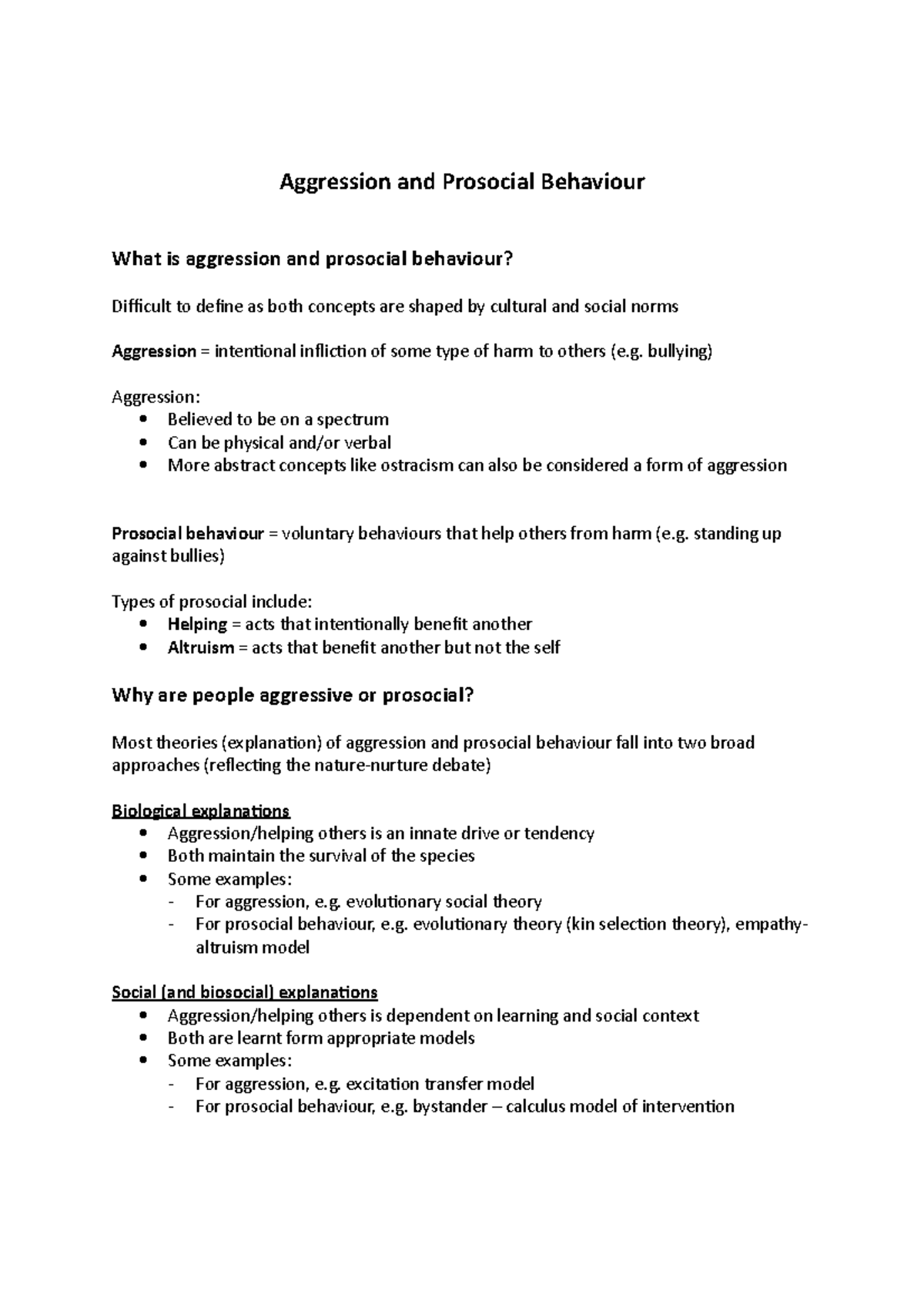 10. Aggression and Prosocial Behaviour - Aggression and Prosocial ...