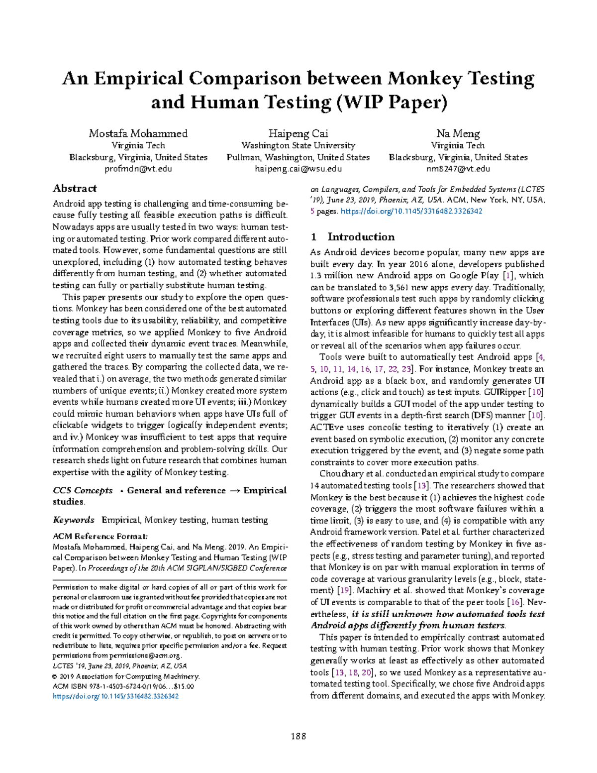 Submit monkeys - Article on monkey testing compared to human testing ...