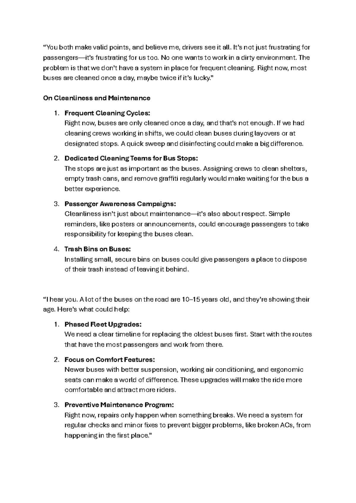 PCS points - “You both make valid points, and believe me, drivers see ...