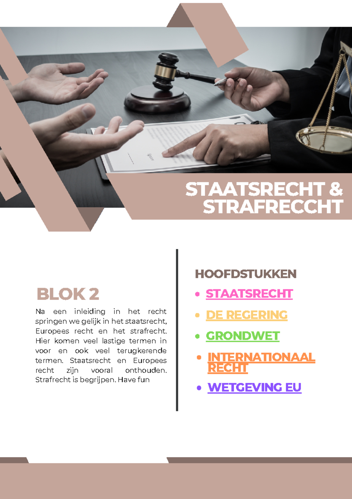 Staatsrecht - Samenvatting Algemene Inleiding Publiekrecht - BLOK 2 HOOFDSTUKKEN STAATSRECHT ...