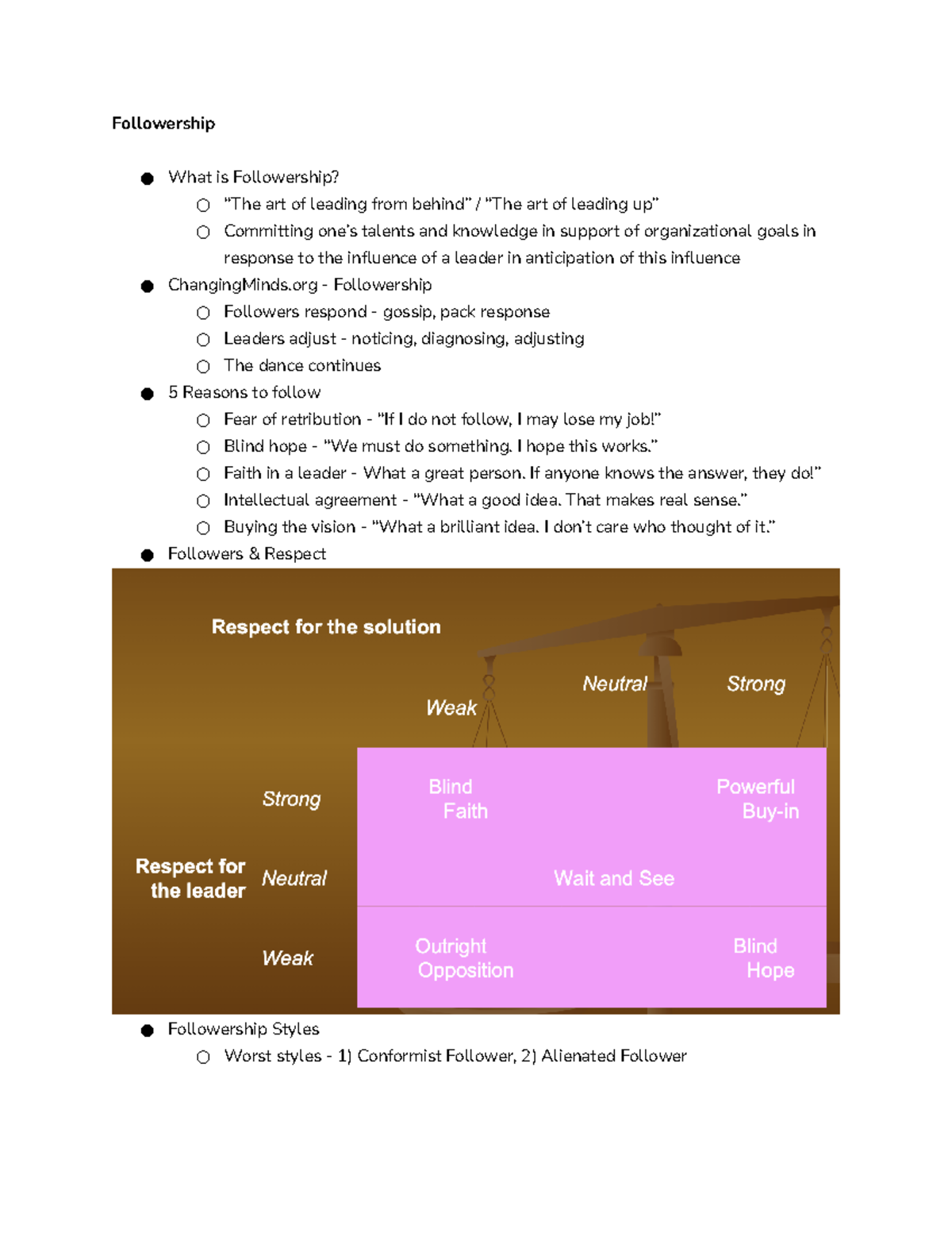 Project Management - Followership - Followership What is Followership ...