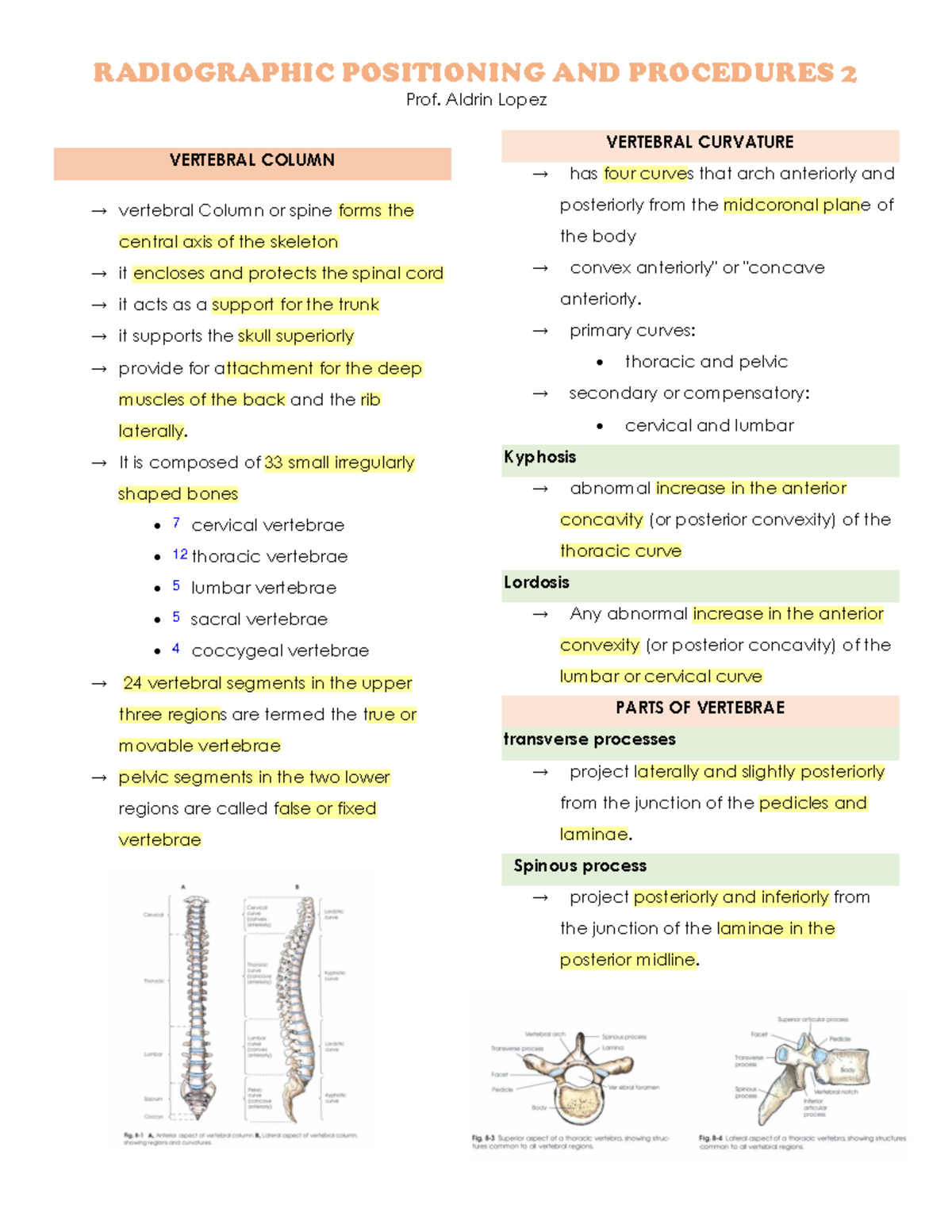 Posi prelim - Radiographic positioning - RADIOGRAPHIC POSITIONING AND ...