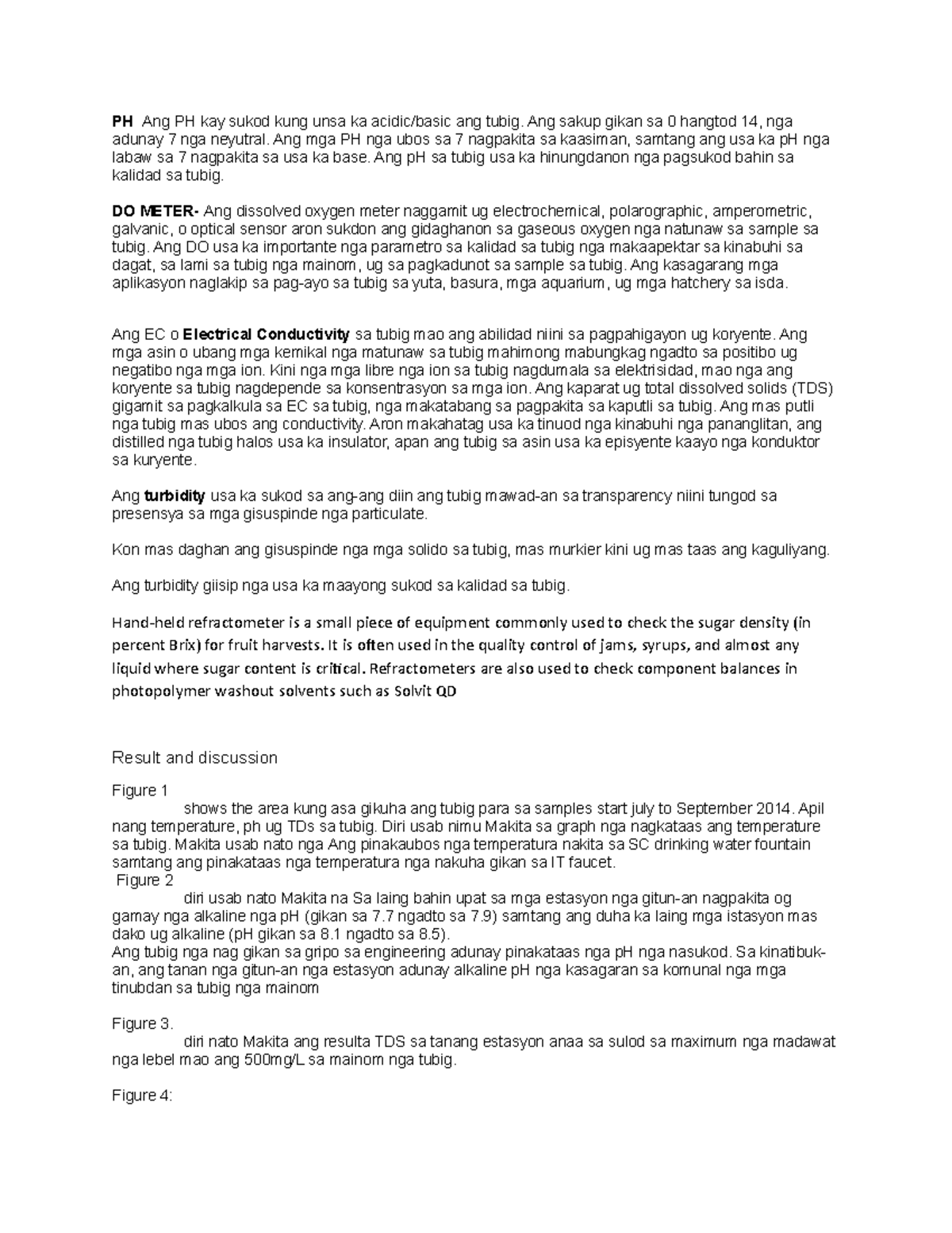 PH Ang PH kay sukod kung unsa ka acidic - Environmental Science - La Salle - Dasma - Studocu