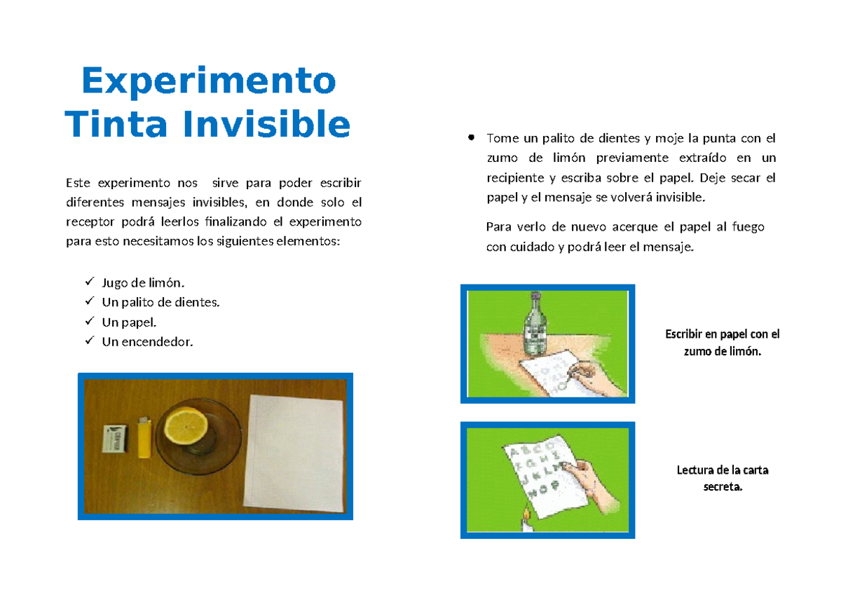 Diptico-130523012607-phpapp 02 - Experimento Tinta Invisible Tome un ...