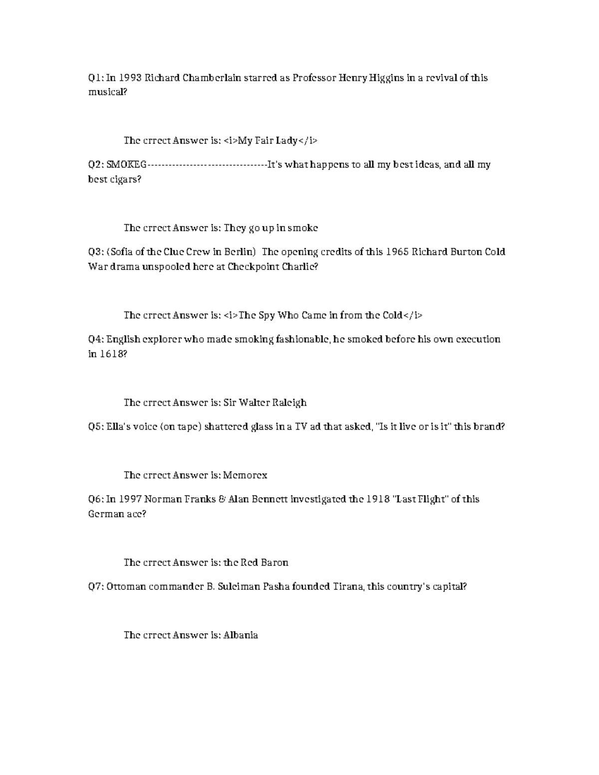 3 Chapter Summary for ARWM - Q1: In 1993 Richard Chamberlain starred as ...