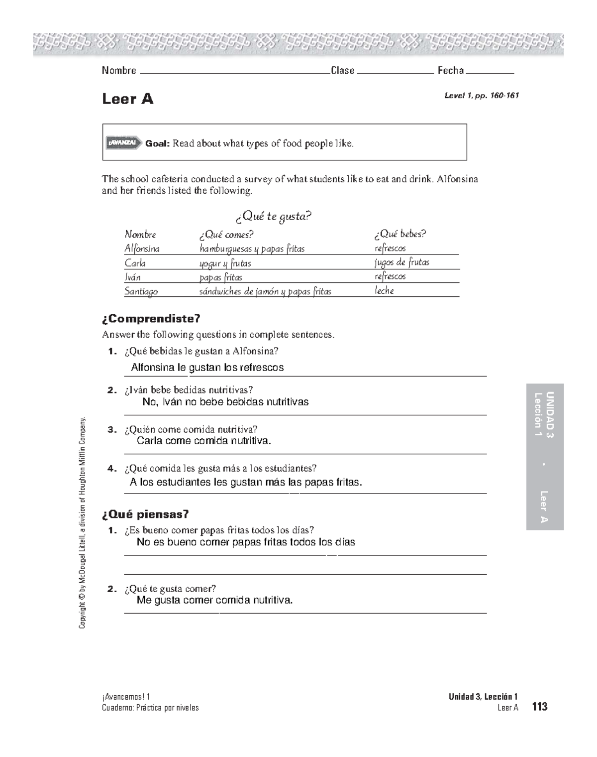 Gavrielle Alexander - SP1 U3.1 Reading ABC - Nombre ...