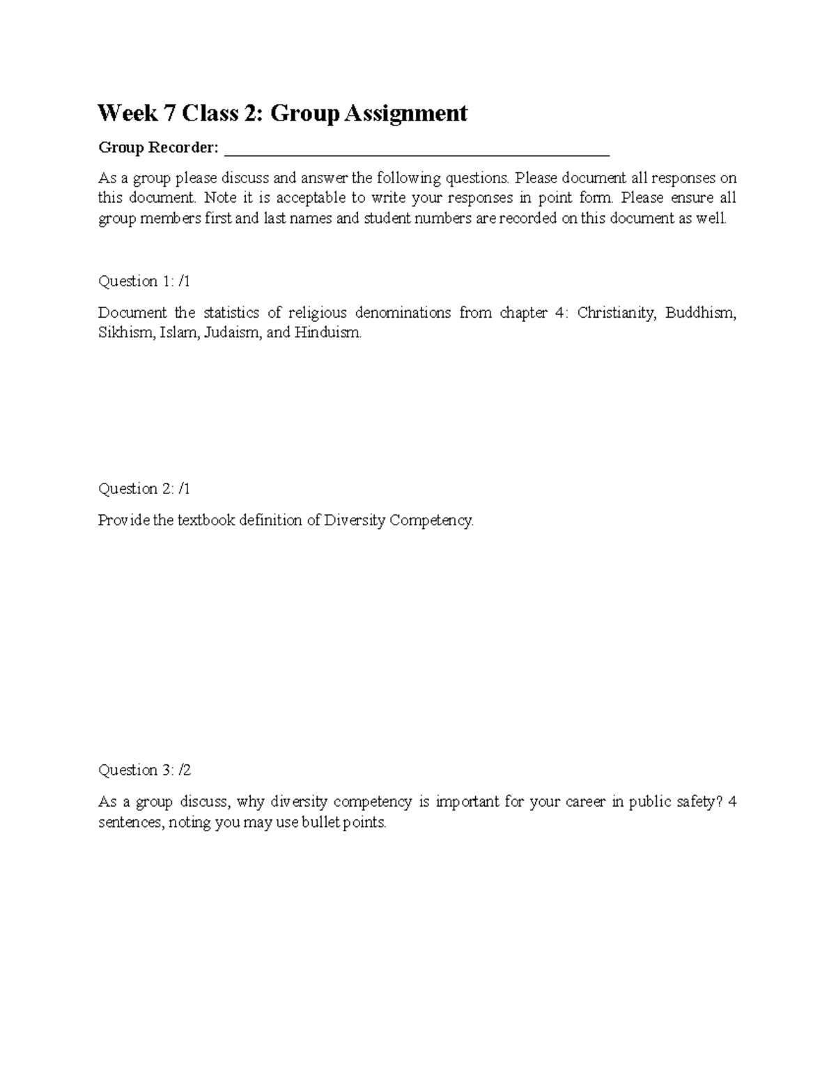 Week 7 group assignment - Week 7 Class 2: Group Assignment Group ...