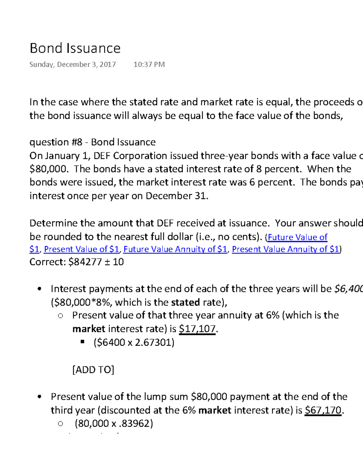 Bond Issuance - COMM 2010 - Introduction to Financial Accounting - In ...