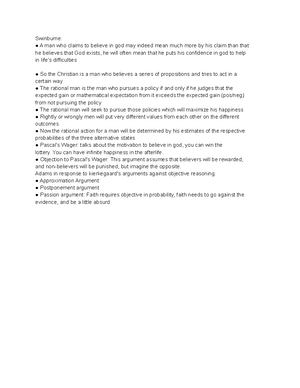 Phil notes, 1 - Prof. Eli Hirsch - The person that believes in God ...