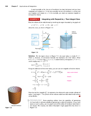 CALC 28 - CALC 28 NOTES - 474 Chapter 7 Applications of Integration 7 ...