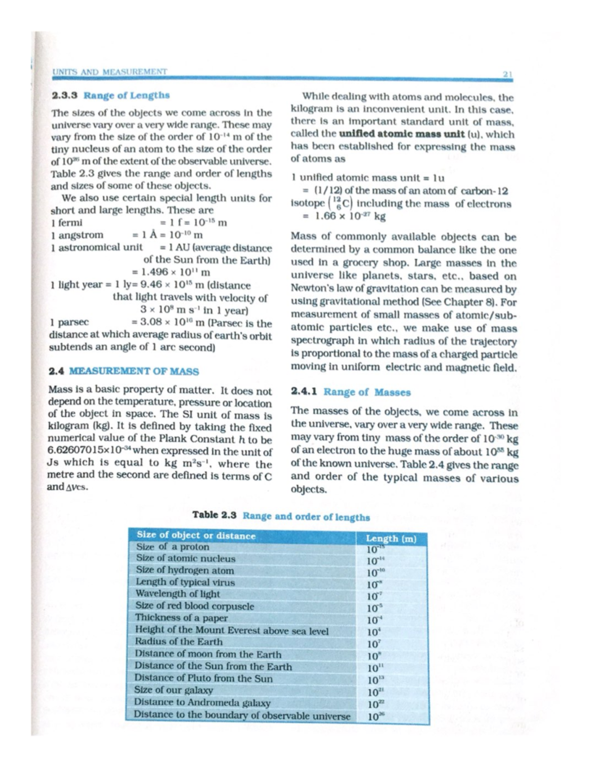 Unit and Measurements 1 - Medical laboratory technology - Studocu
