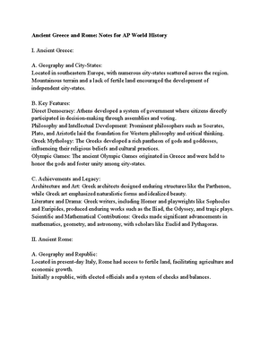 Paleolithic and Neolithic Eras Notes for AP World History ...