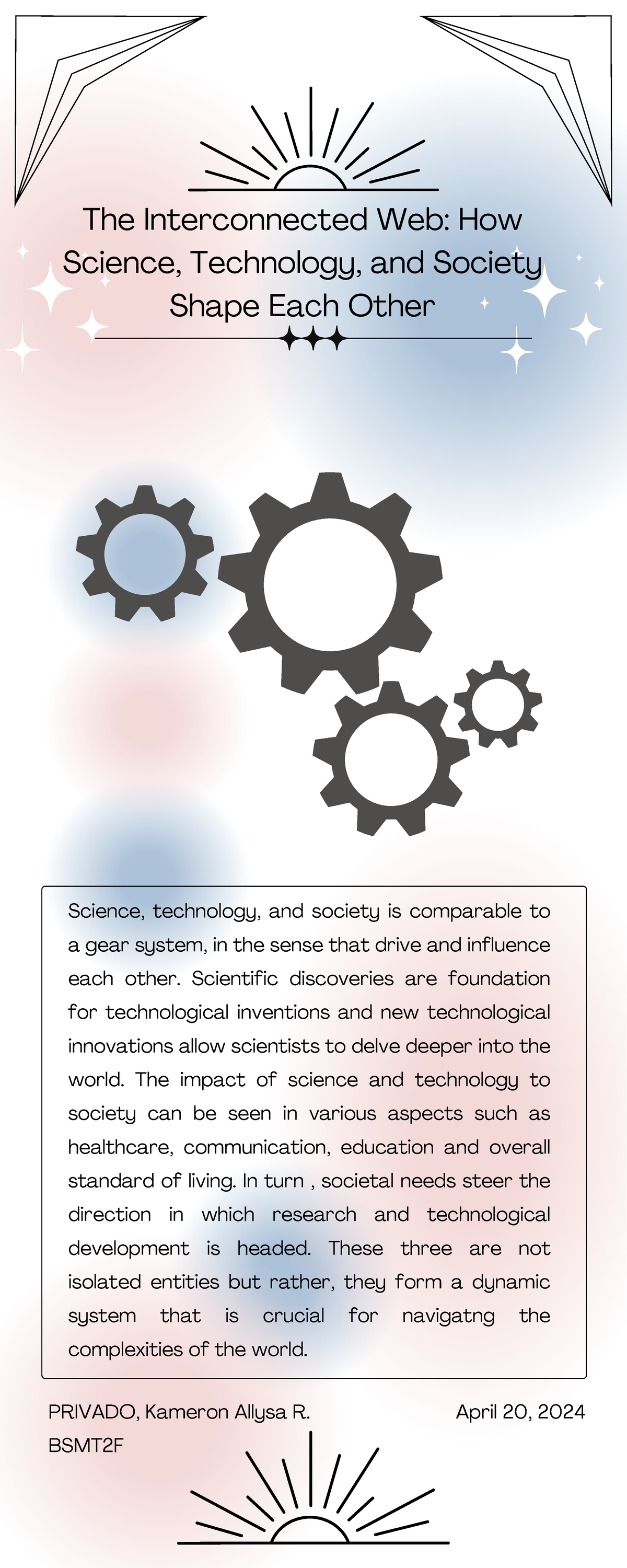 STS-M1 CIA 2 - How science, technology, and society influence each ...