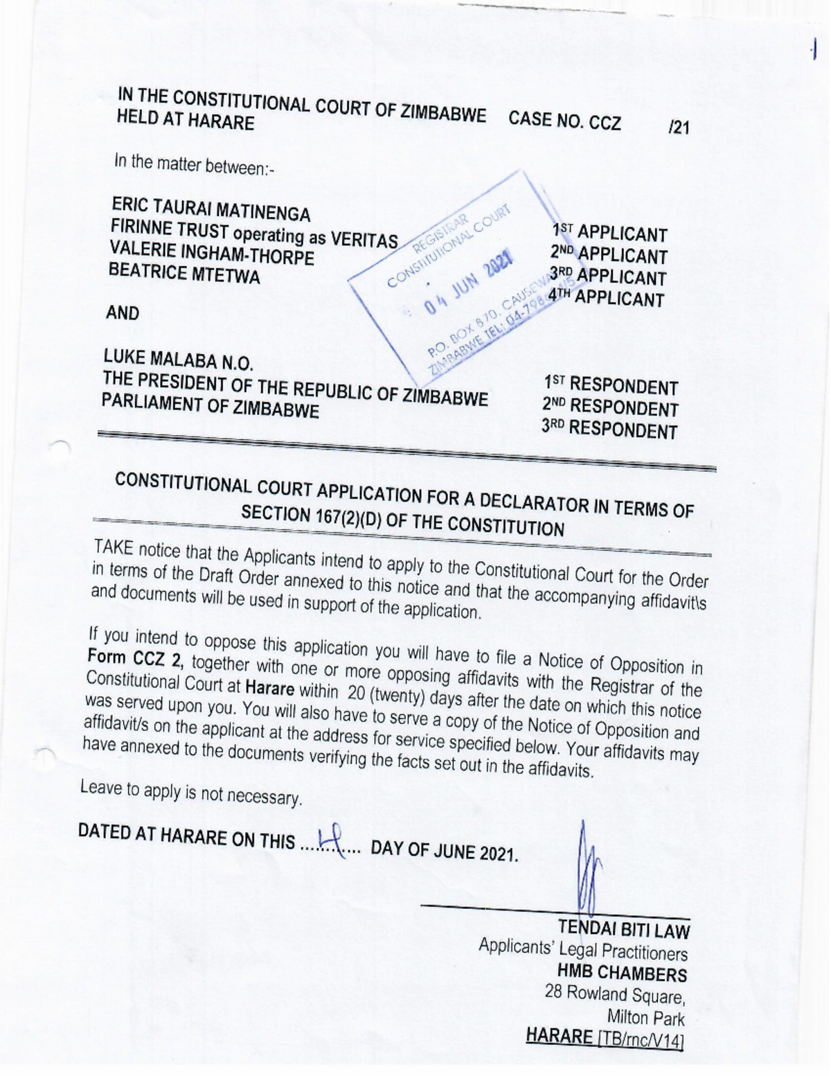 Founding Affidavit - Criminal procedure ( - Studocu