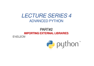 ENEL2CM SI Handout - ENEL2CM SI HANDOUT 3 (0 9 / 04 /2024) QUESTION 1 1 ...