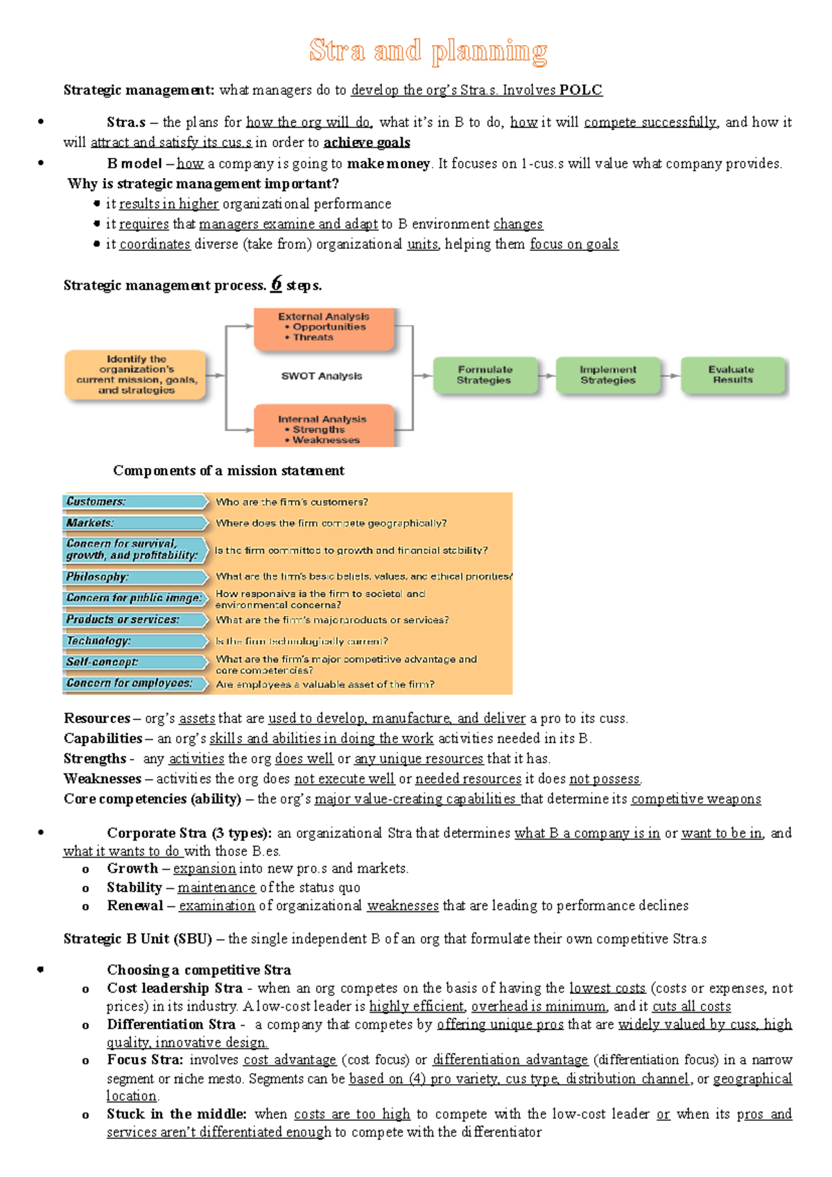 Stra and planning - Stra and planning Strategic management: what ...