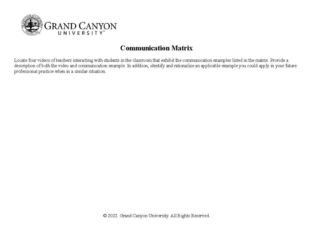 SPD-310-T1-RS-Communication Matrix - Communication Matrix Locate four ...