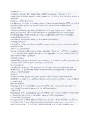 exam one vocabulary and notes - civil rights policies designed to ...