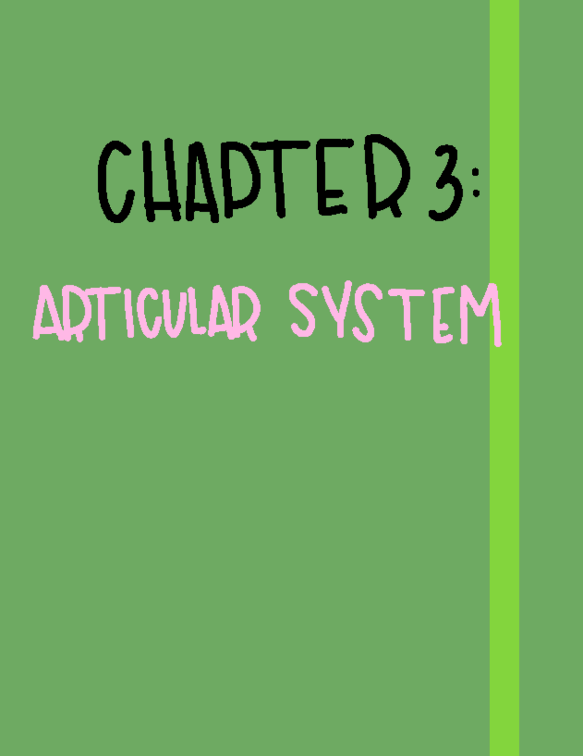 Chapter 3- Articular Skeleton - CHAD TED . 3 : ARTICULAR SYSTEM ...