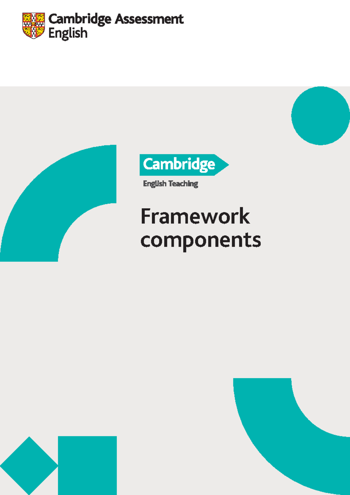 Categories and components cambridge english teaching framework ...