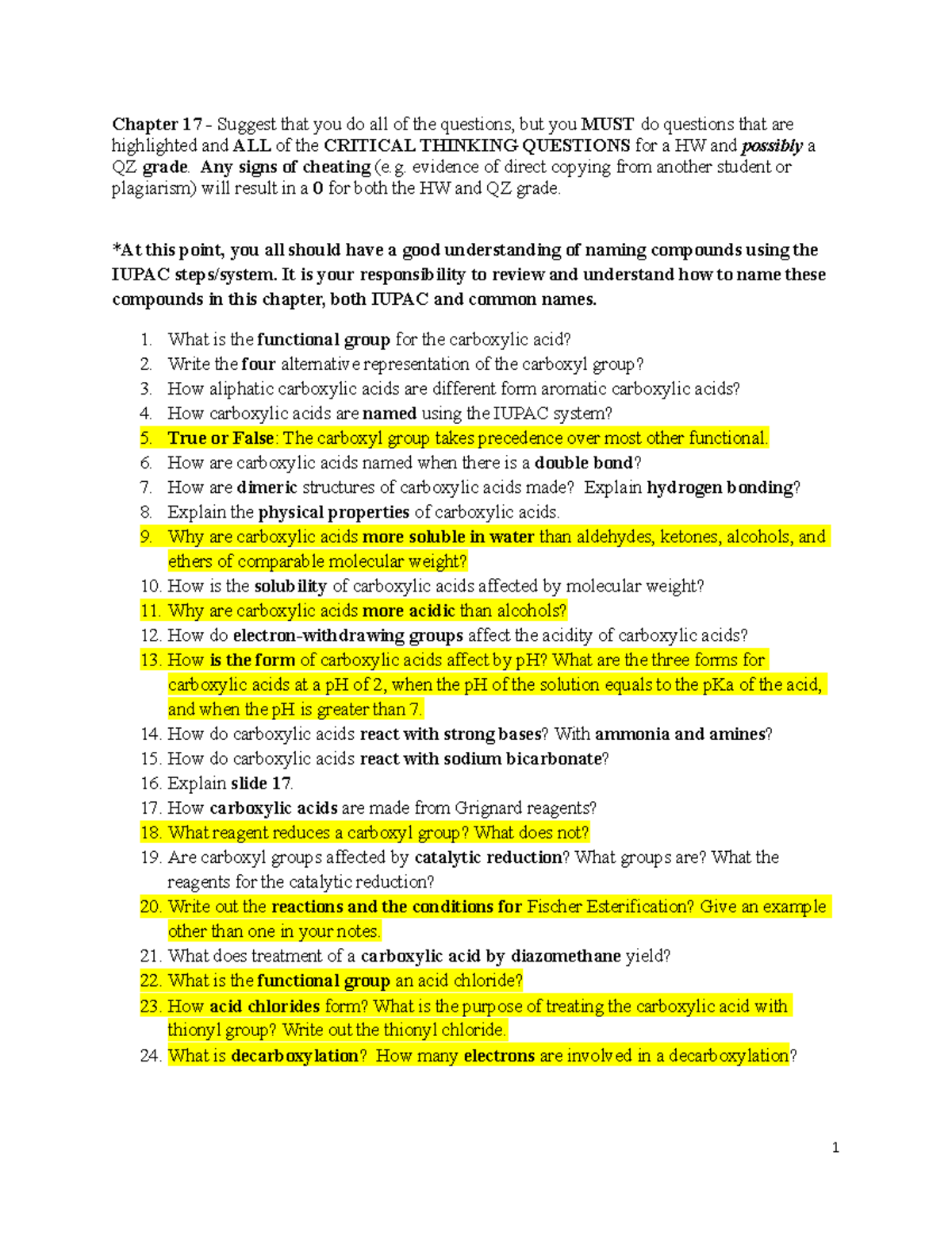 Chapter 17 HW - course work and answer - Chapter 17 - Suggest that you ...