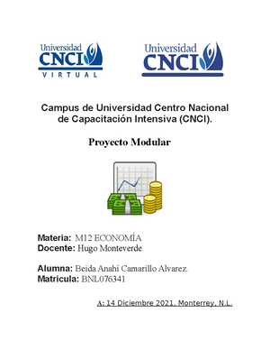 Proyecto Integrador Dibujo Asistido por computadora - Campus de Universidad Centro Nacional de ...