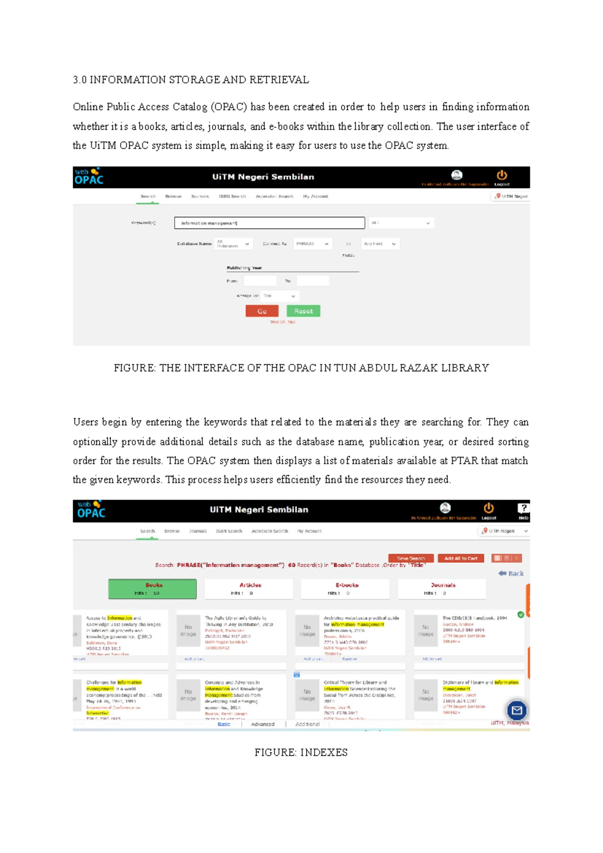 ISR - isr - 3 INFORMATION STORAGE AND RETRIEVAL Online Public Access ...