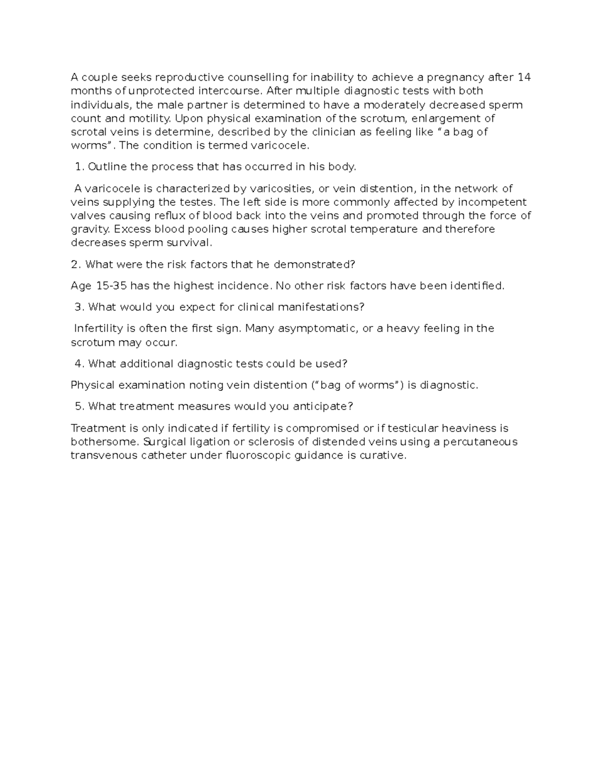 Case study 14 - A couple seeks reproductive counselling for inability ...