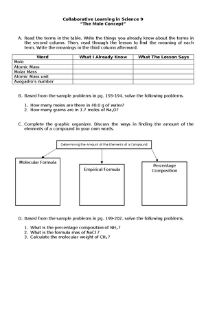 Word Problems - Problem-Solving - SAMPLE PROBLEMS Work A man pushing a box across the floor with ...