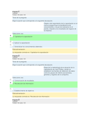 Formatos sobre capacitaciòn y adiestramiento - Capacitacion Estrategica - Studocu