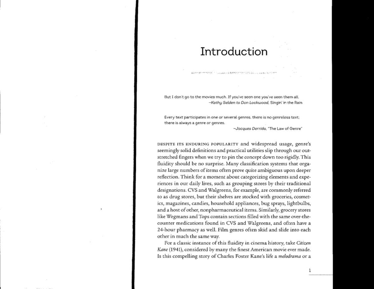 Module 4 - Introduction to Genre - Leslie Friedman - FMS 100 - Studocu