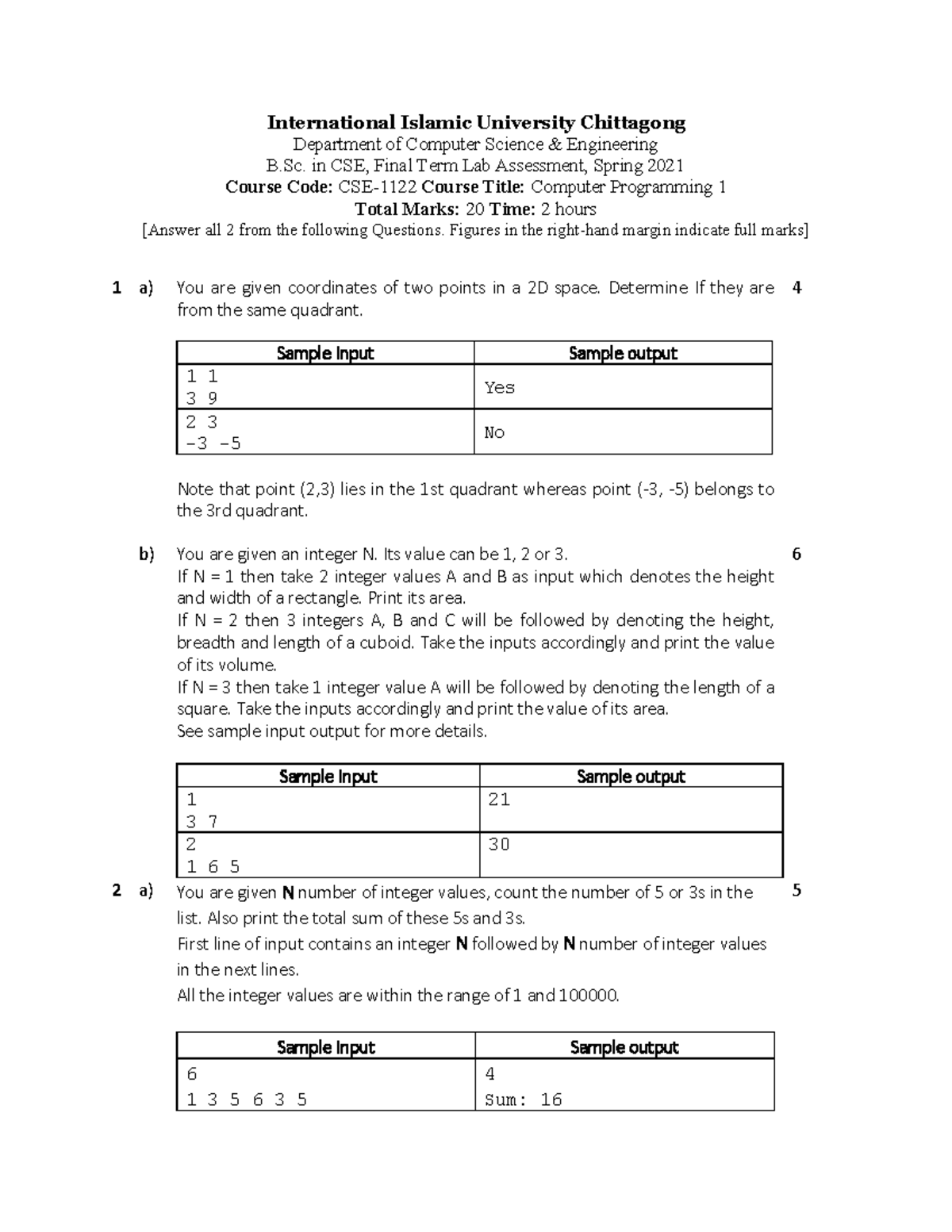 Cse bdbdbdb hdhdhdbhd hdhdhdhdhd - International Islamic University ...
