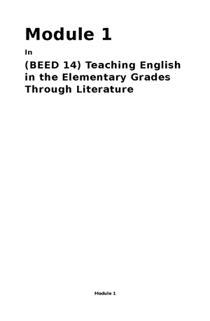 Lesson plan - Subject: English Grade Level: Grade 9 Objective: Identify ...