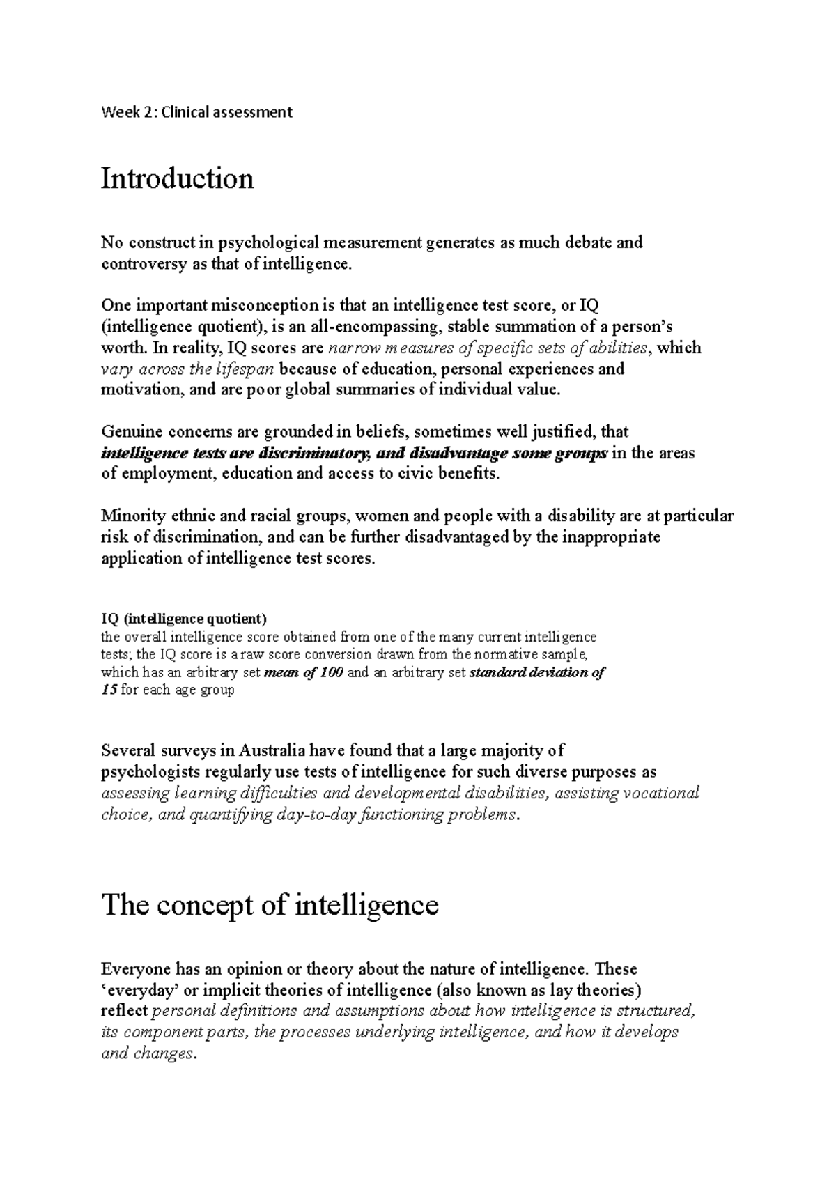  Importance Of Intelligence Test In Education Importance Of 
