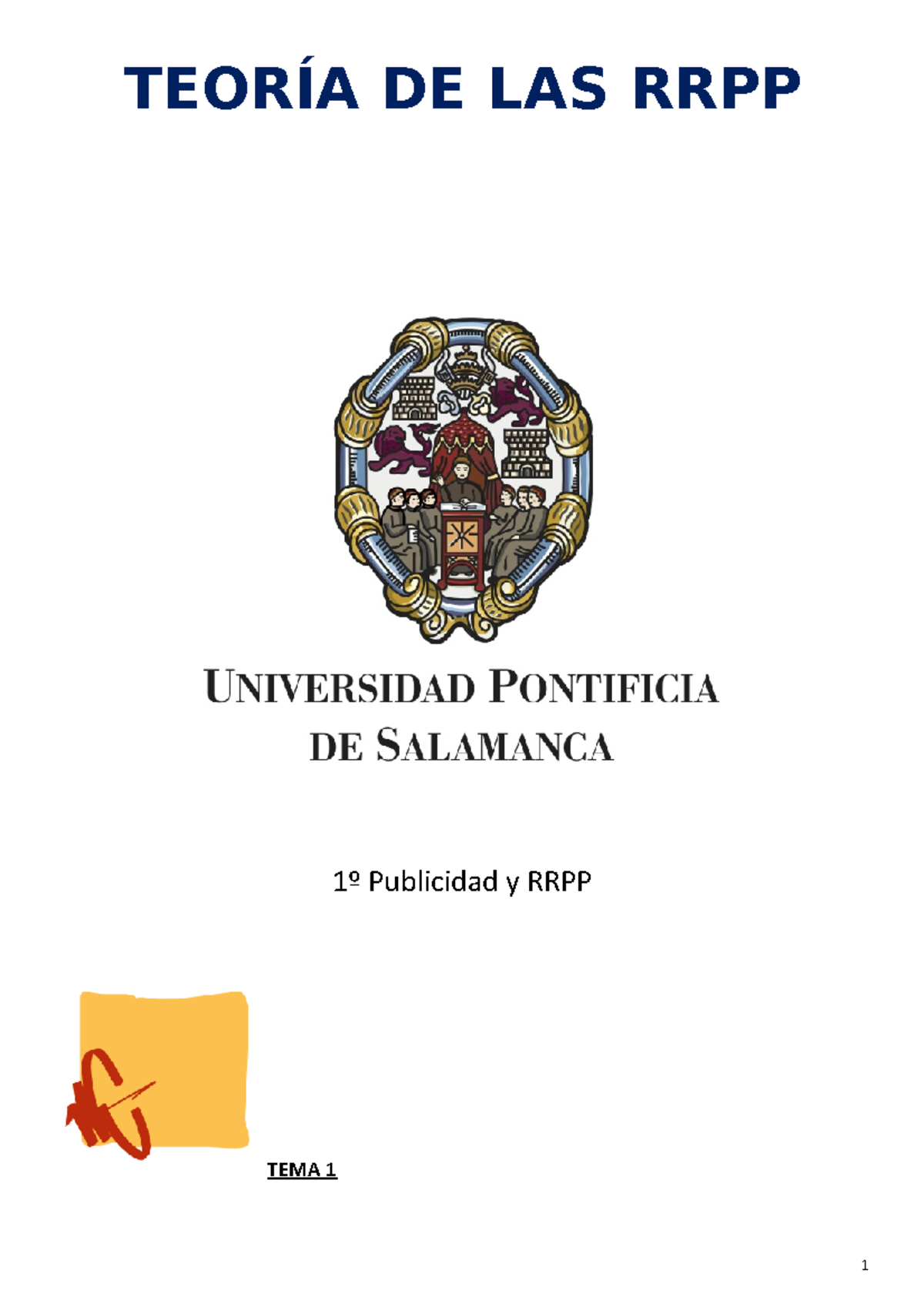 Teoría DE LAS RRPP Encuadernar - TEORÍA DE LAS RRPP 1º Publicidad y ...