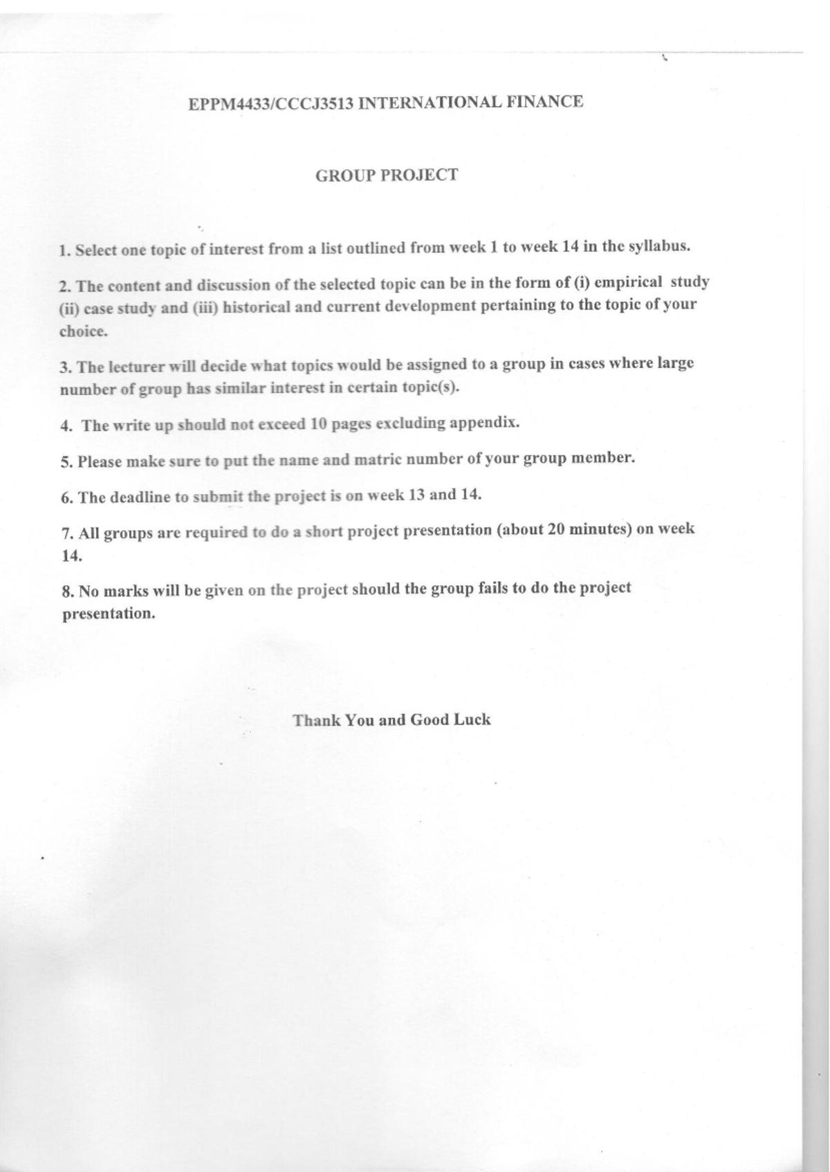 Group Project - Financial Mathematics - Studocu