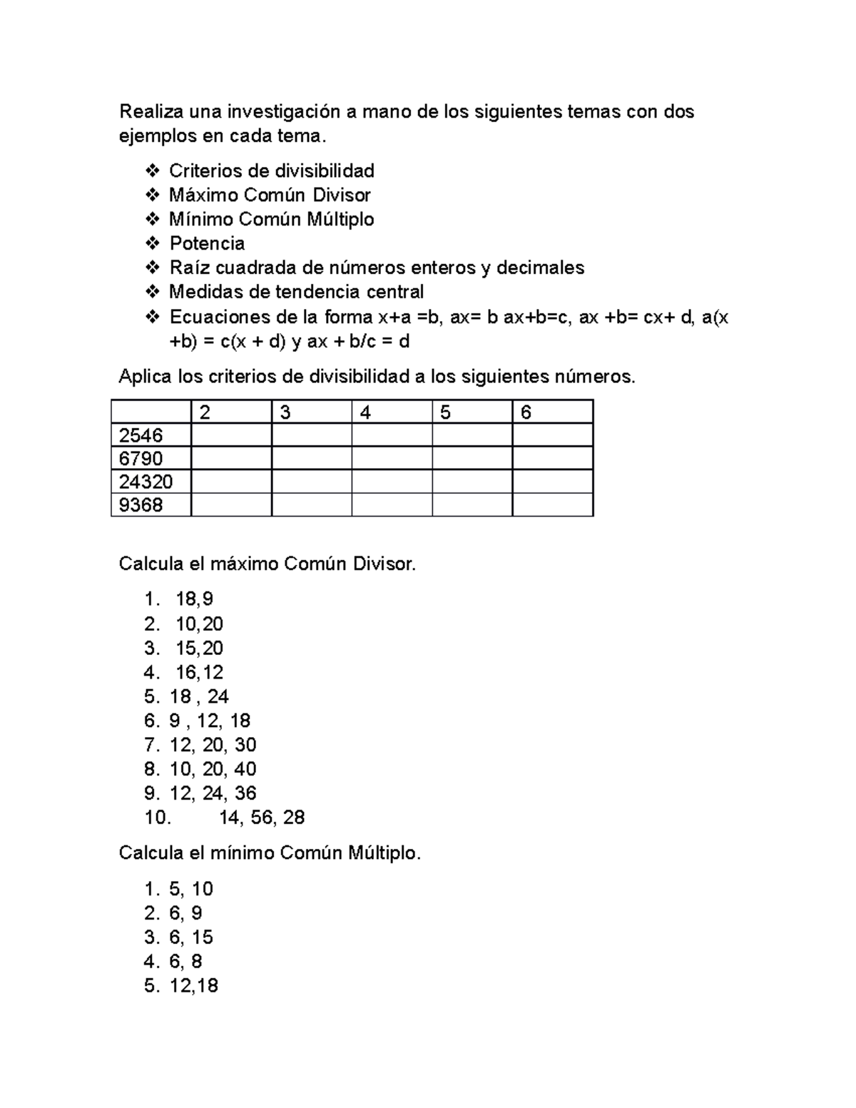 Trabajo 2ro - Realiza una investigación a mano de los siguientes temas ...