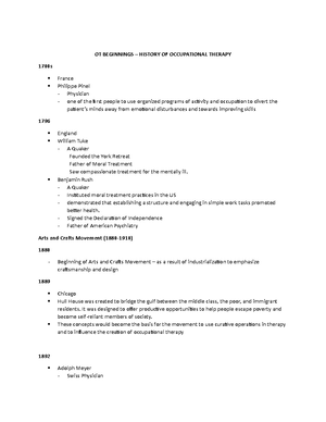 Treatment Planning - INTERVENTION PLANNING “Engagement in occupation to ...