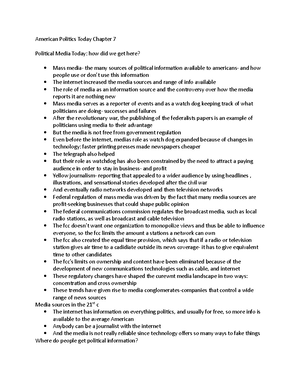 Required Documents Cheat Sheet - AP U. Government: Foundational ...