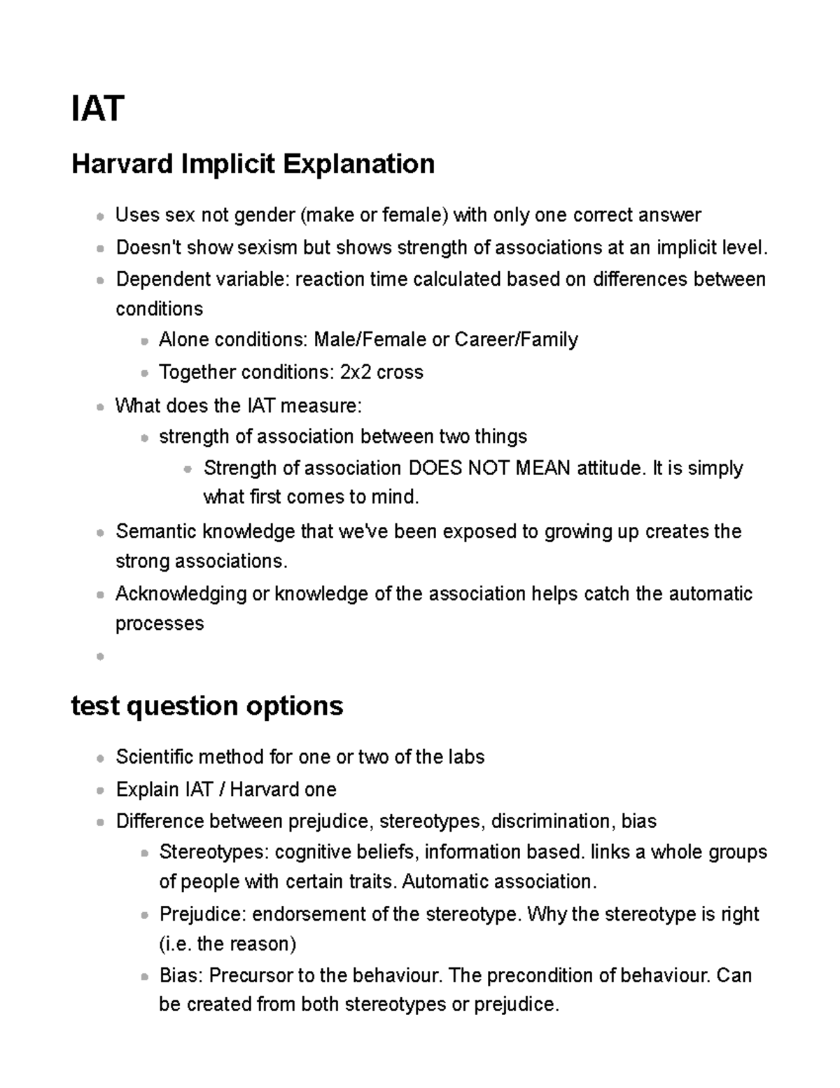 IAT - Harvard Implicit Association Test - IAT Harvard Implicit ...