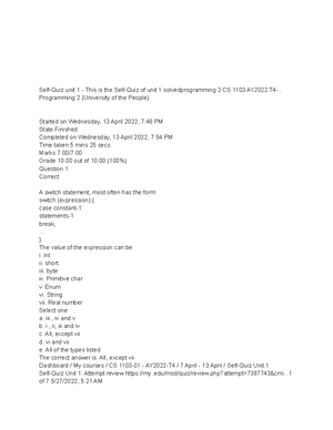 [Solved] What distinguishes a unique constraint from a primary key - Databases 1 (CS 2203) - Studocu