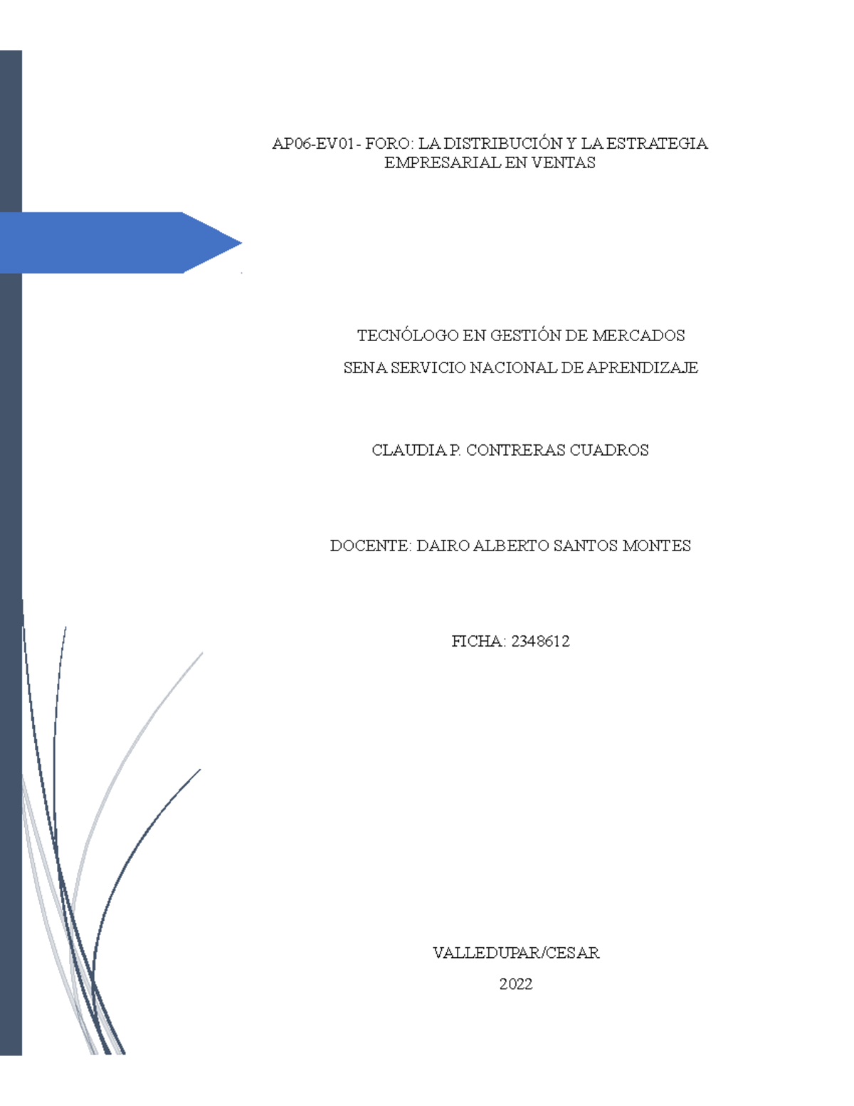 LA Distribución Y LA Estrategia Empresarial EN Ventas - AP06-EV01- FORO ...