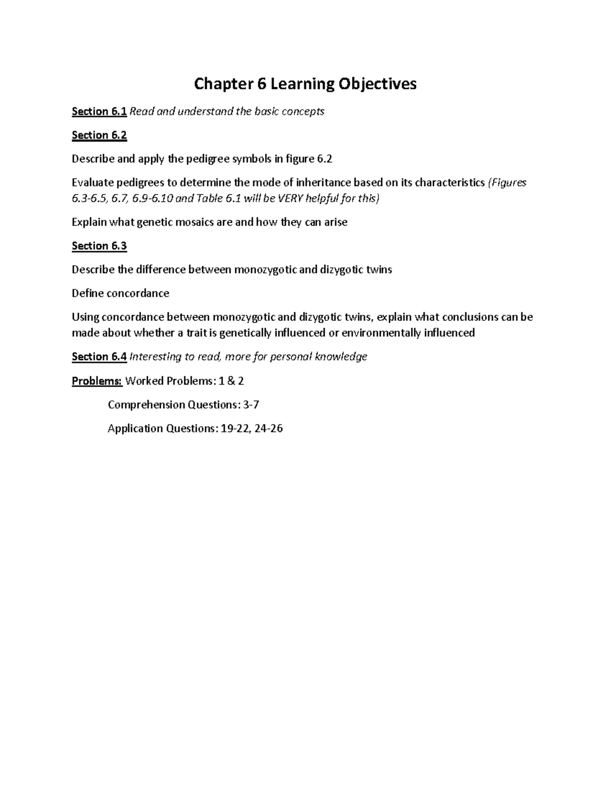Chapter 6 Learning Objectives Chapter 6 Learning Objectives Section 6 Read And Understand The
