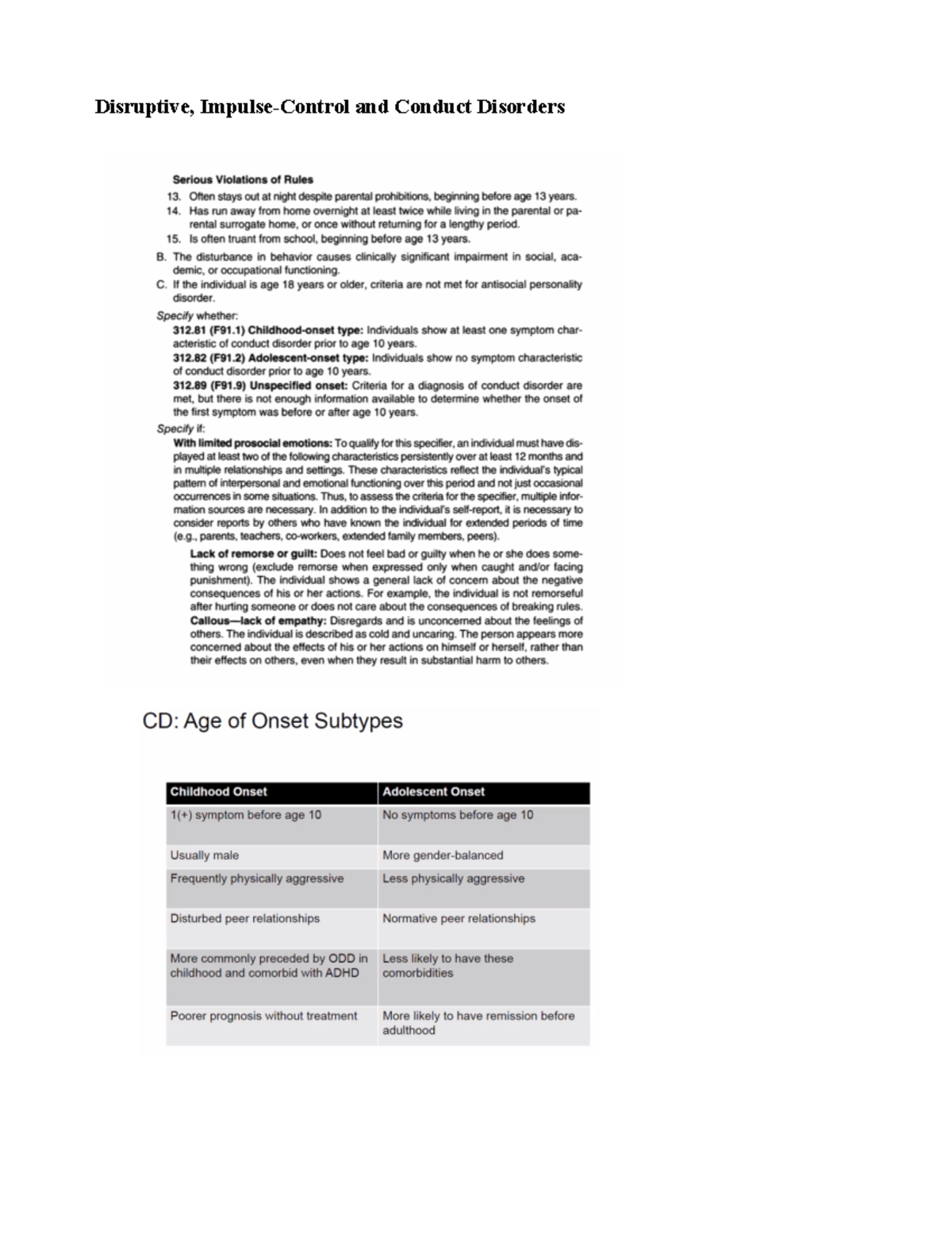 Disruptive, Impulse-Control and Conduct Disorders - if sibling is mean ...