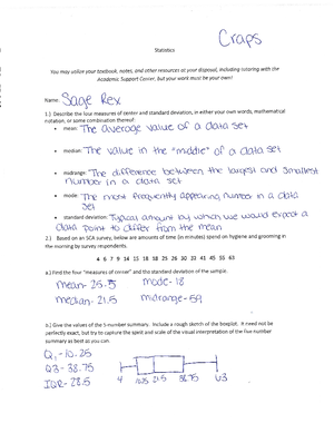 Unit 2 tutorials inferential statistics - Unit 2 Tutorials: Inferential ...