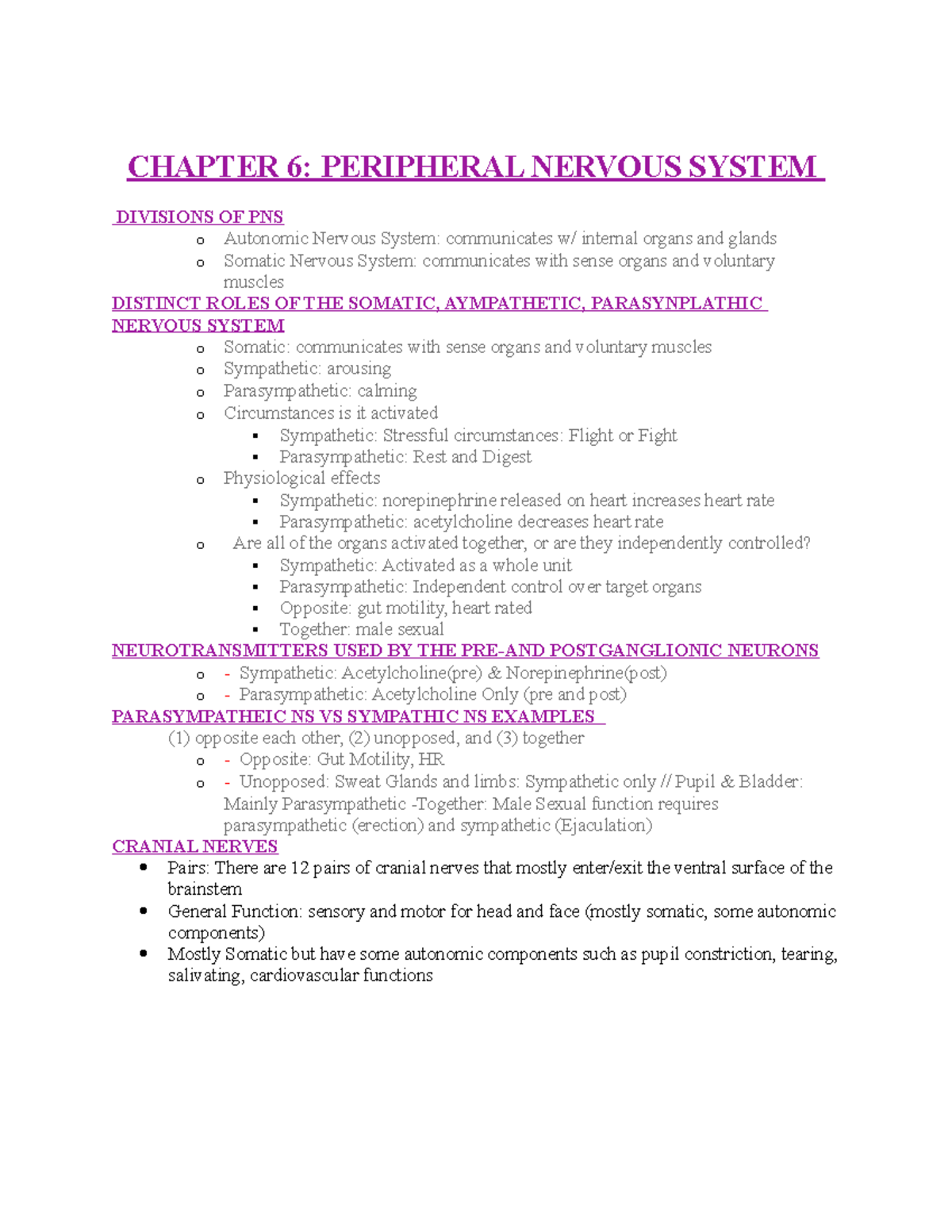 [ PSB 2000 ] Peripheral Nervous System - CHAPTER 6: PERIPHERAL NERVOUS ...